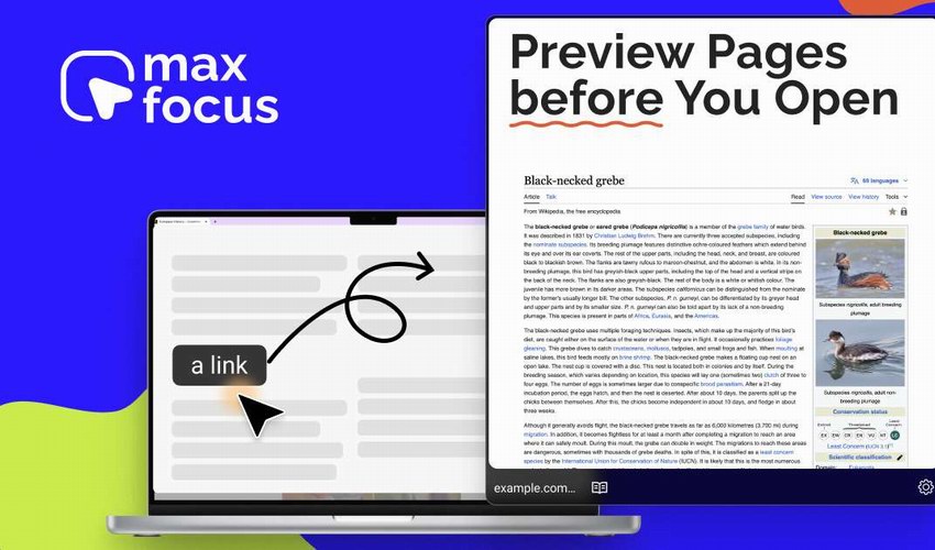 MaxFocus Lifetime Deal - Link preview extension | LTDVAULT