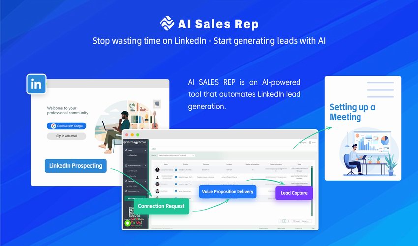 AI SALES REP Lifetime Deal - StrategyBrain LinkedIn Automated Sales Tool | LTDVAULT