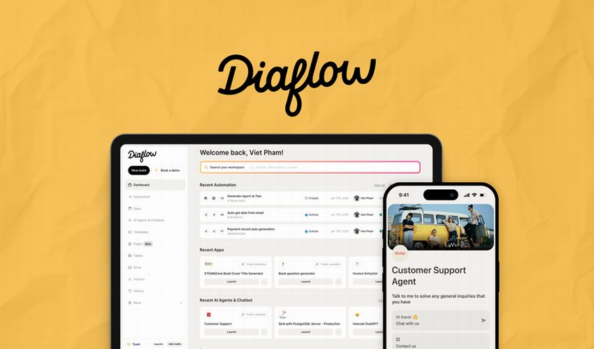 Diaflow Lifetime Deal - The easiest way to build GenAI tools & apps | LTDVAULT